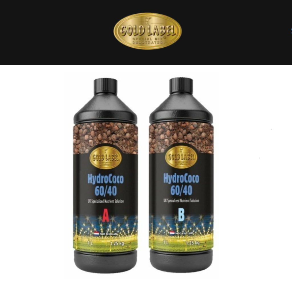 Gold Label Hydro Coco 60/40 A&B – Senua Hydroponics