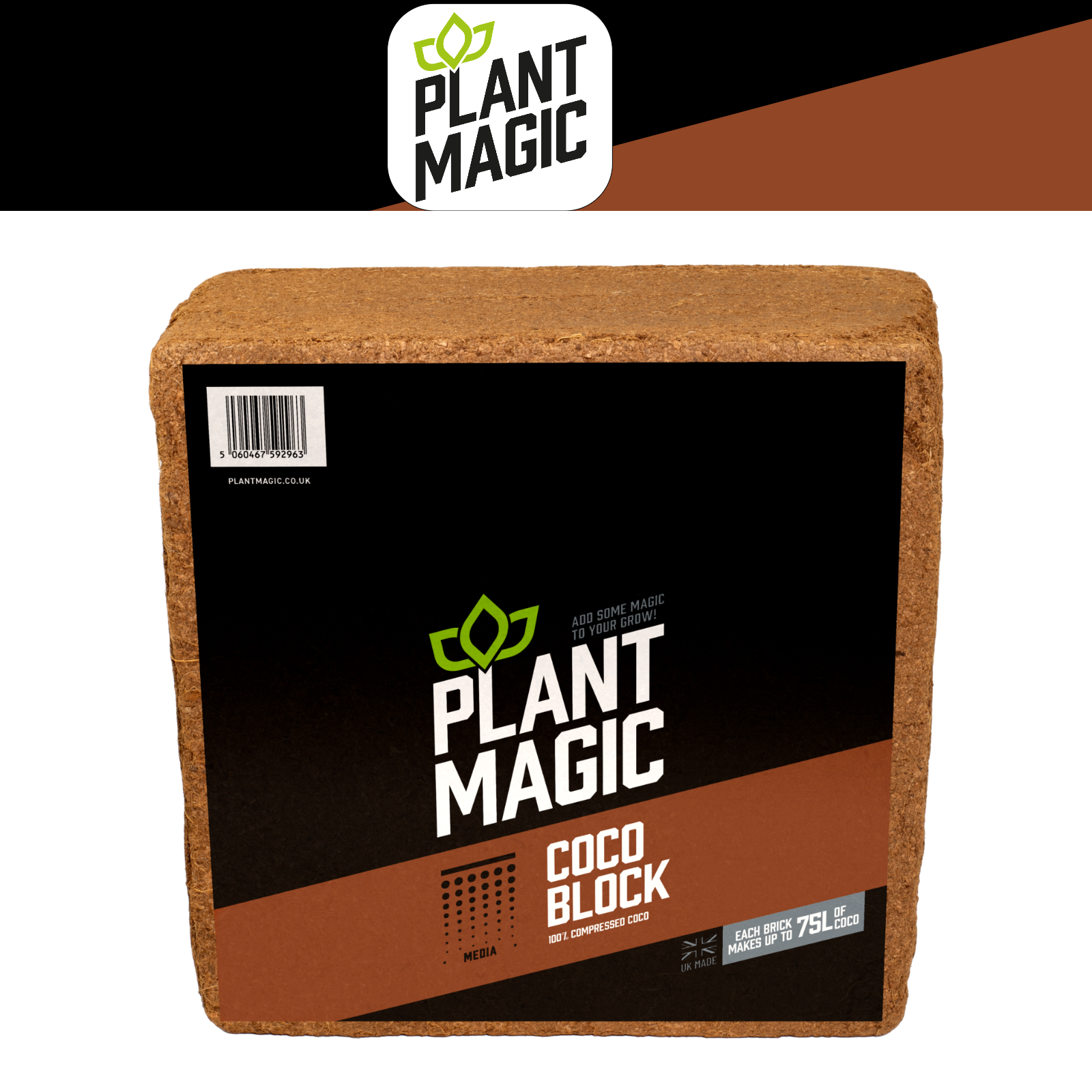 Plant Magic – Coco Block 75L – Senua Hydroponics
