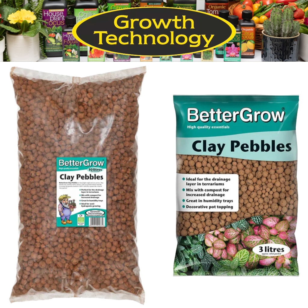 Growth Technology Better Grow Clay Pebbles – Senua Hydroponics