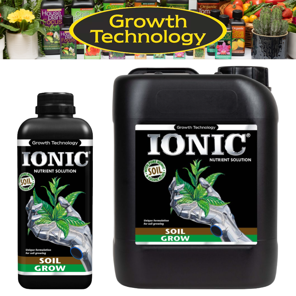 Growth Technology Ionic Soil Grow - Nutrient Solution for Vegetative ...