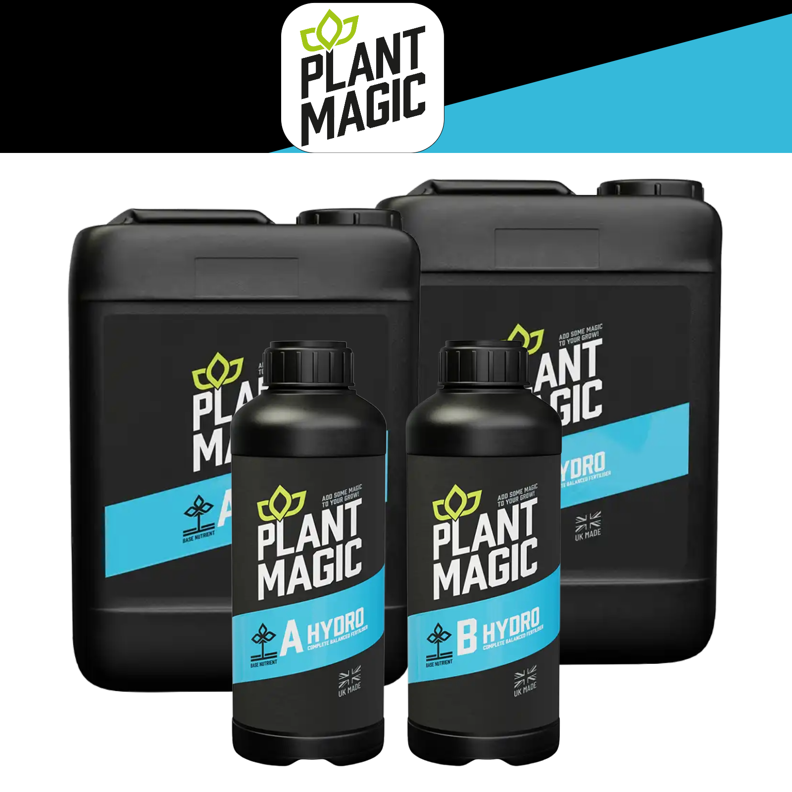 Plant Magic Hydro Base - Complete Nutrient Solution for Hydroponics ...