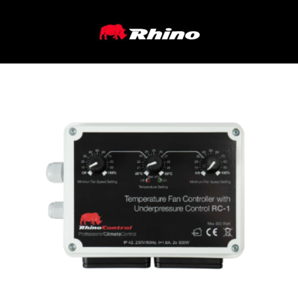 Rhino AC RC-1 Fan Controller for Precise Climate Control in Grow Rooms ...