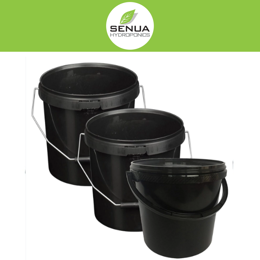 Black Seal Bucket With Lid – Senua Hydroponics