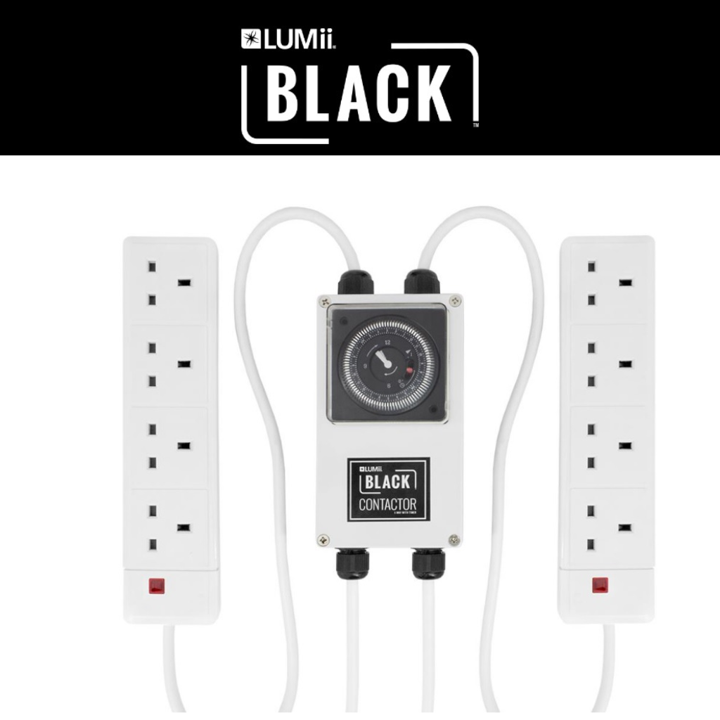 LUMii BLACK Contactor Timer – Senua Hydroponics